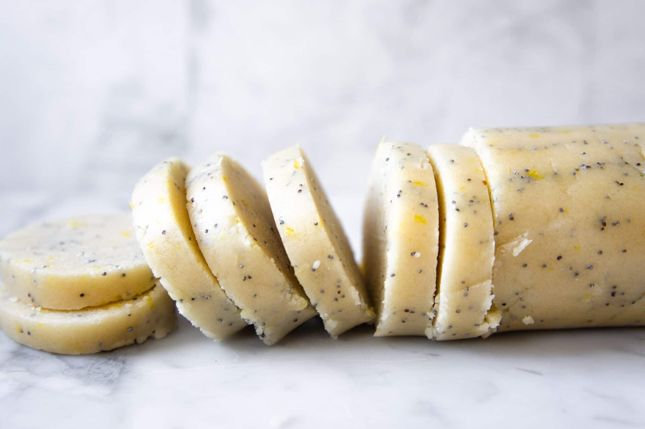 Lemon Poppy Seed Slice and Bake Cookies - Easy OwlbBaking.com
