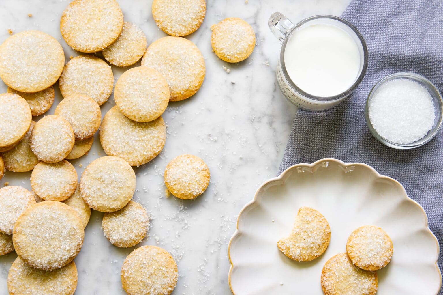 French Butter Cookies | Sable Cookies - OwlbBaking.com