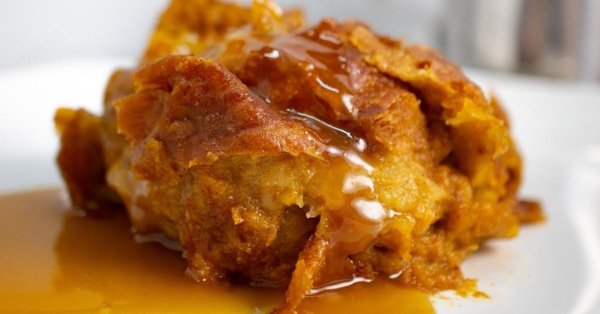 Pumpkin Bread Pudding - OwlbBaking.com