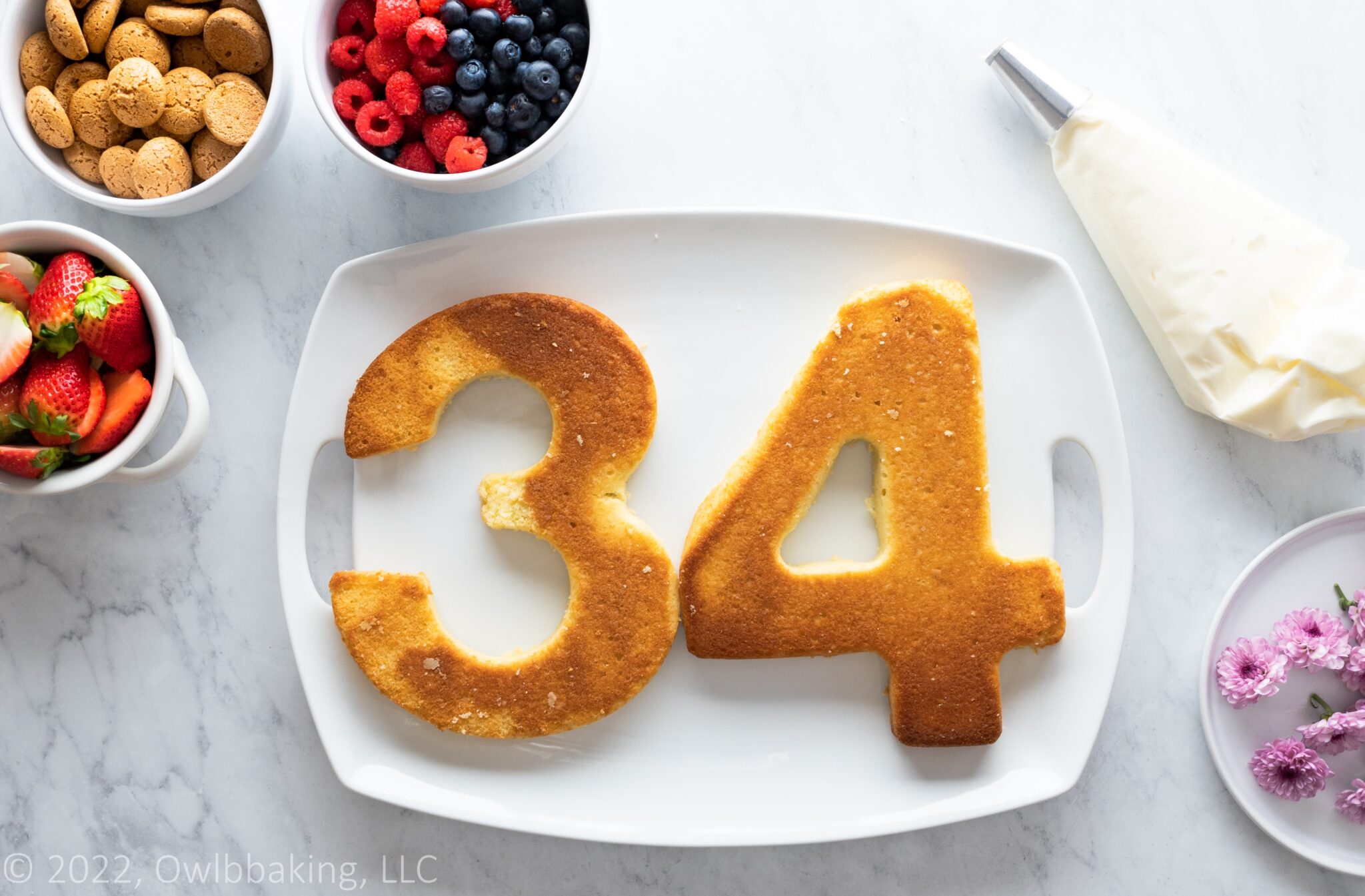 Number Cake - The Perfect Birthday Cake - OwlbBaking.com