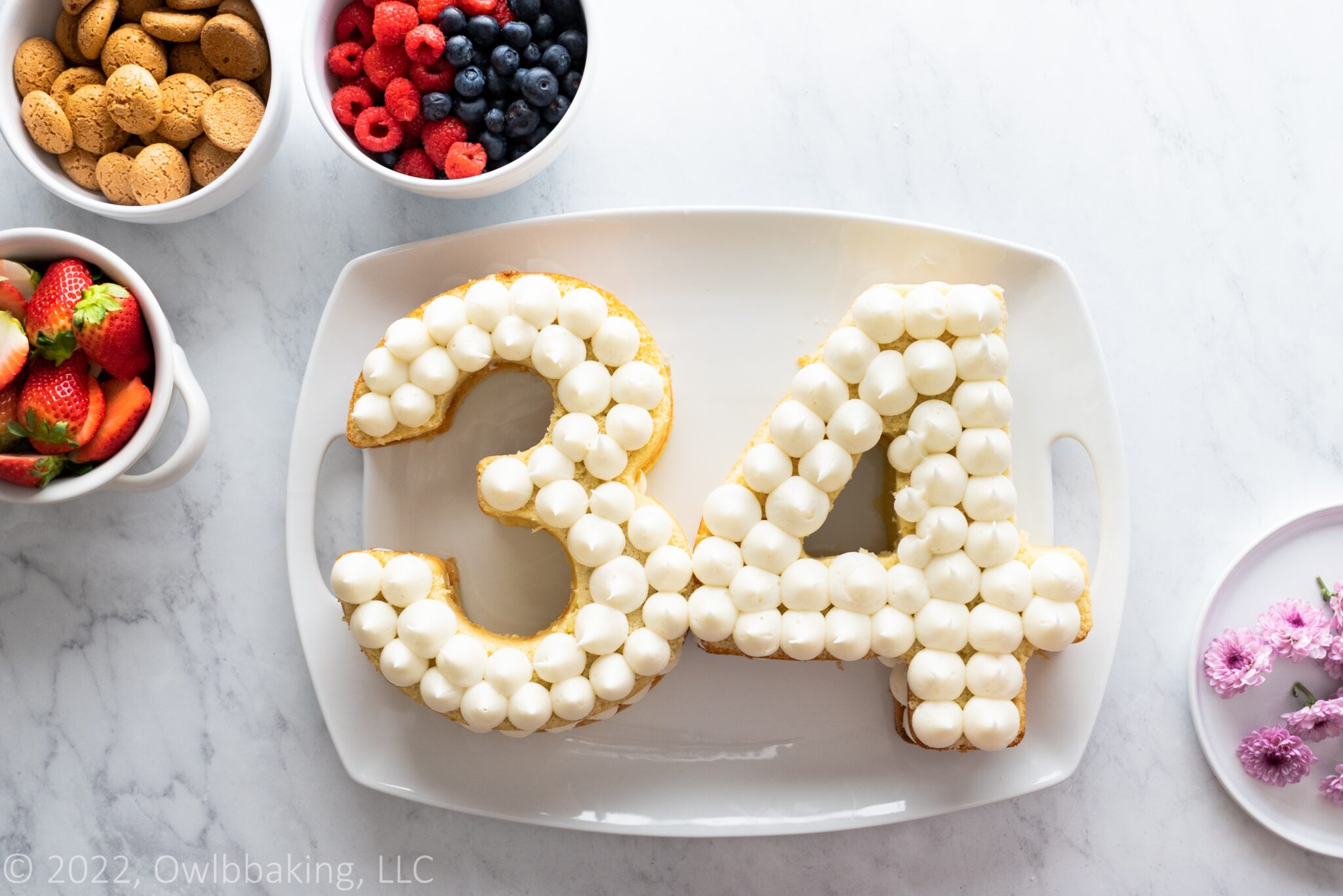 Number Cake - The Perfect Birthday Cake - OwlbBaking.com